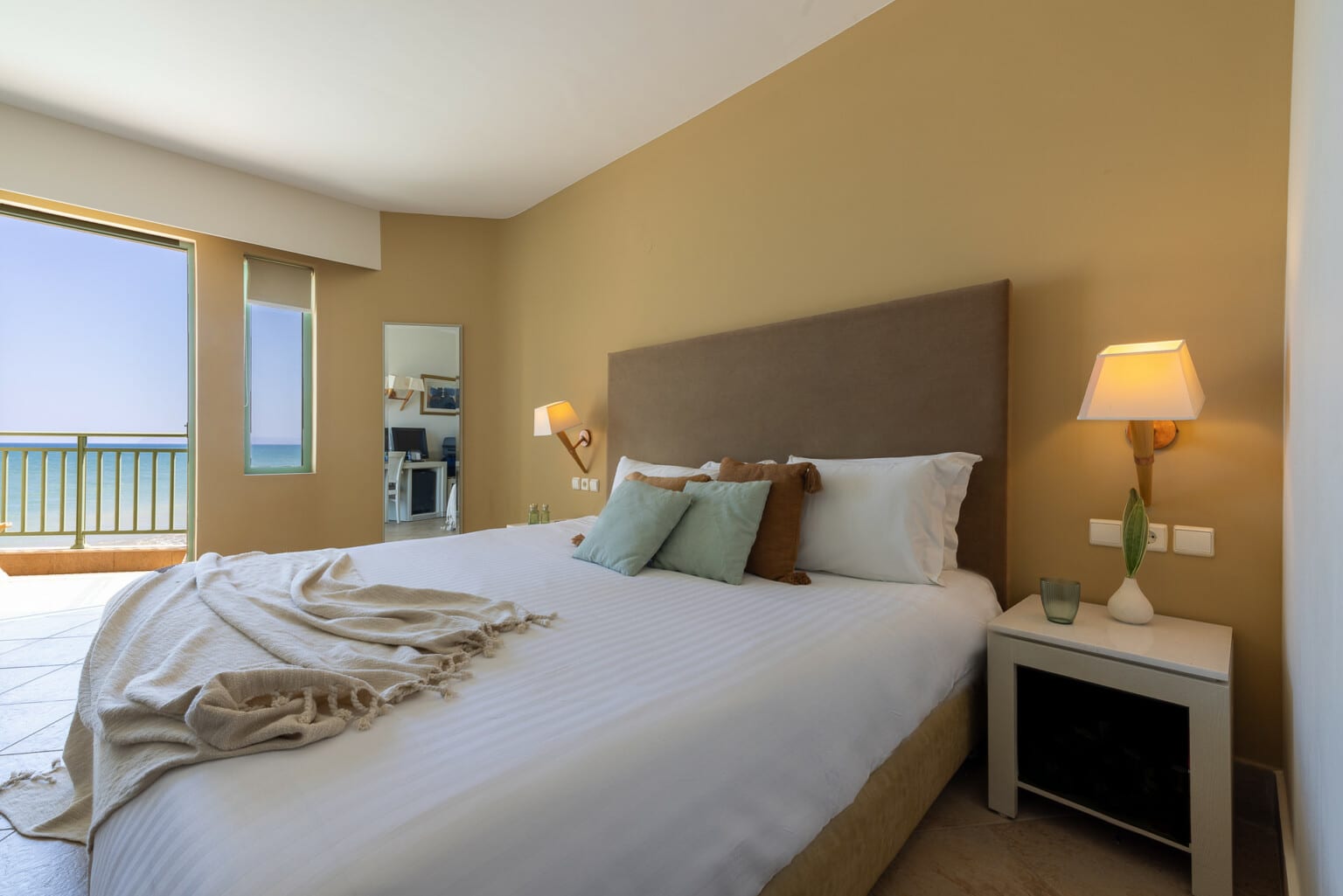 Twin Double Chania room with seaview | Grand Bay Beach Resort