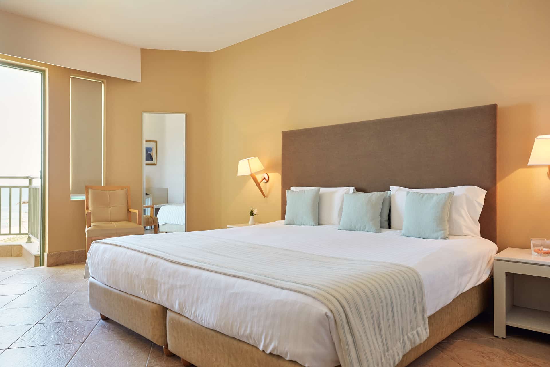 Twin Double Chania room with seaview | Grand Bay Beach Resort
