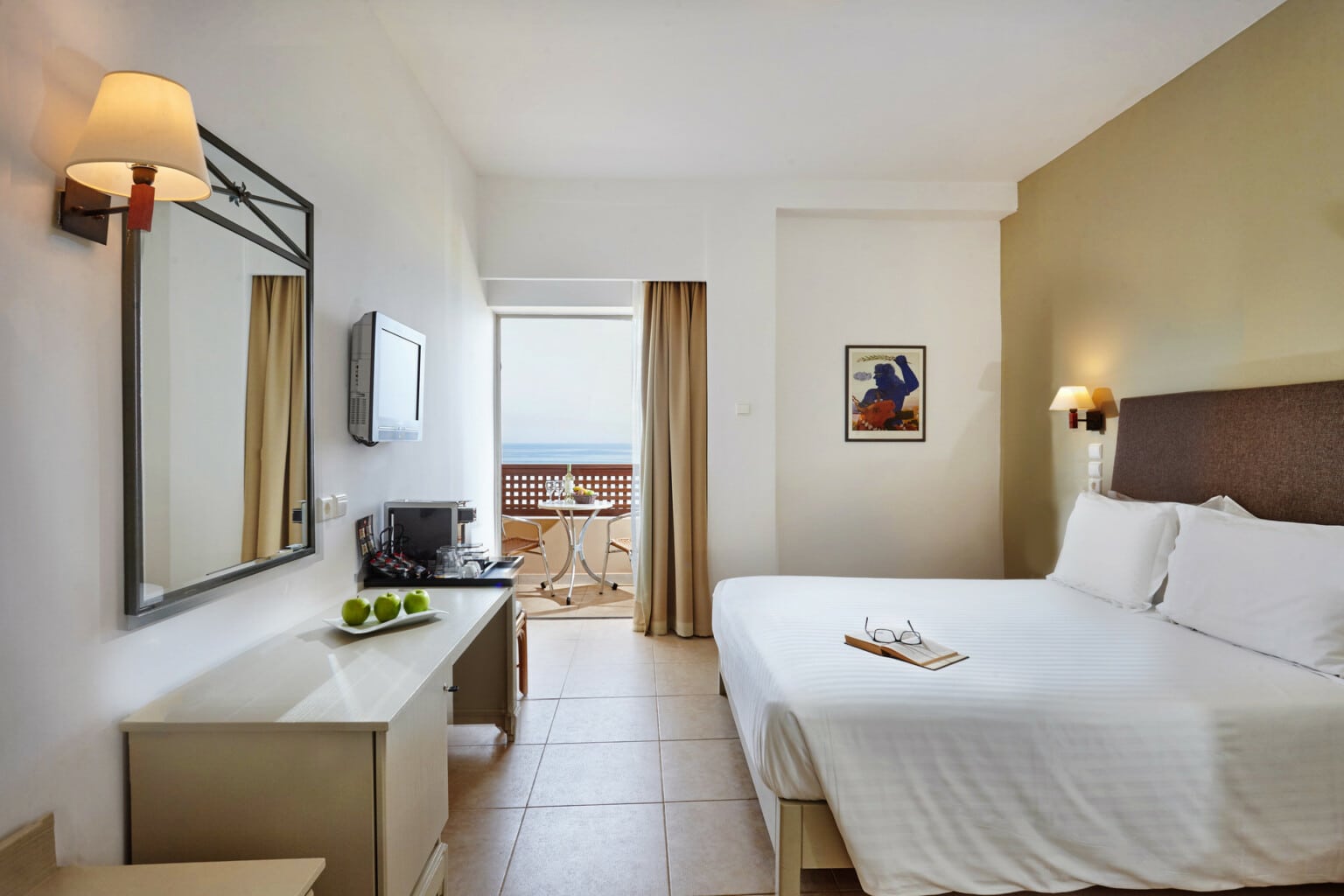 Βeach front hotel room in Chania | Santa Marina Beach Resort
